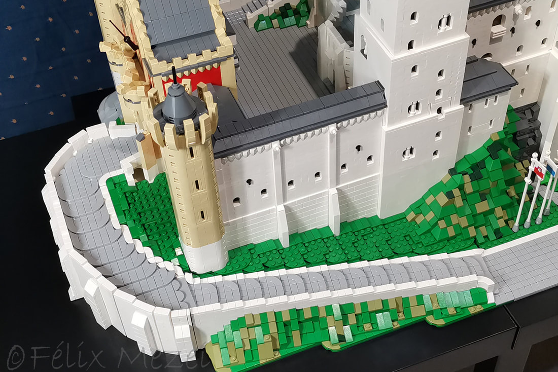 Neuschwanstein Replica in LEGO bricks created by Felix Mezei